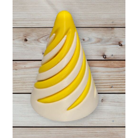 Handmade | Toys | Pass Through Fidget Cone 22 X 2 Whiteyellow 3100110 ...